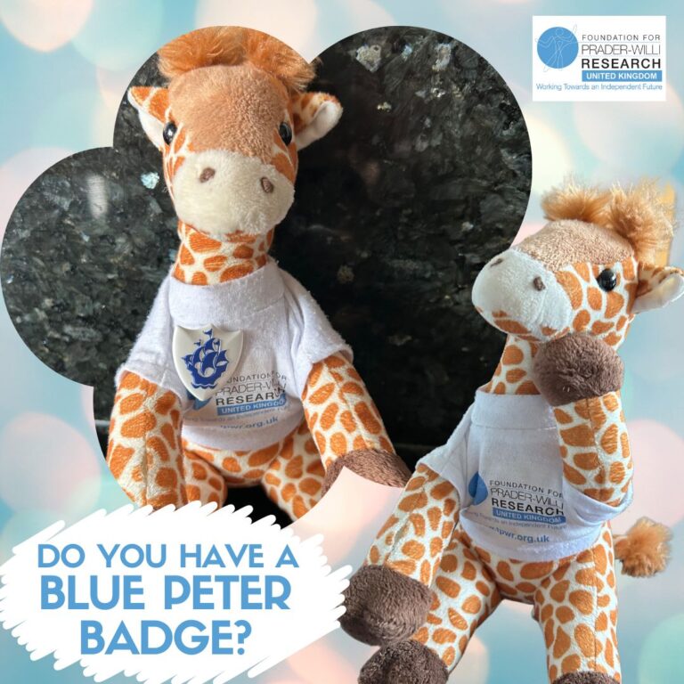 Blue Peter! – Foundation for Prader Willi Research